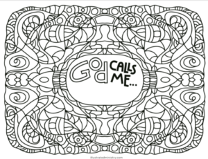 God Calls Me coloring page - Westminster Presbyterian Church ...